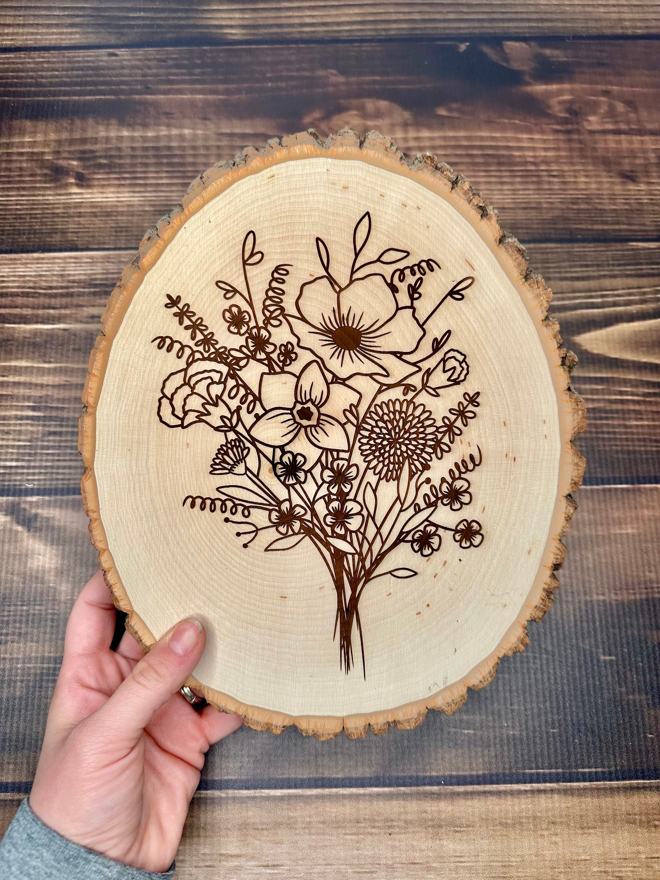 Live Edge Plaque Personalized Custom Wood Sign - Etsy