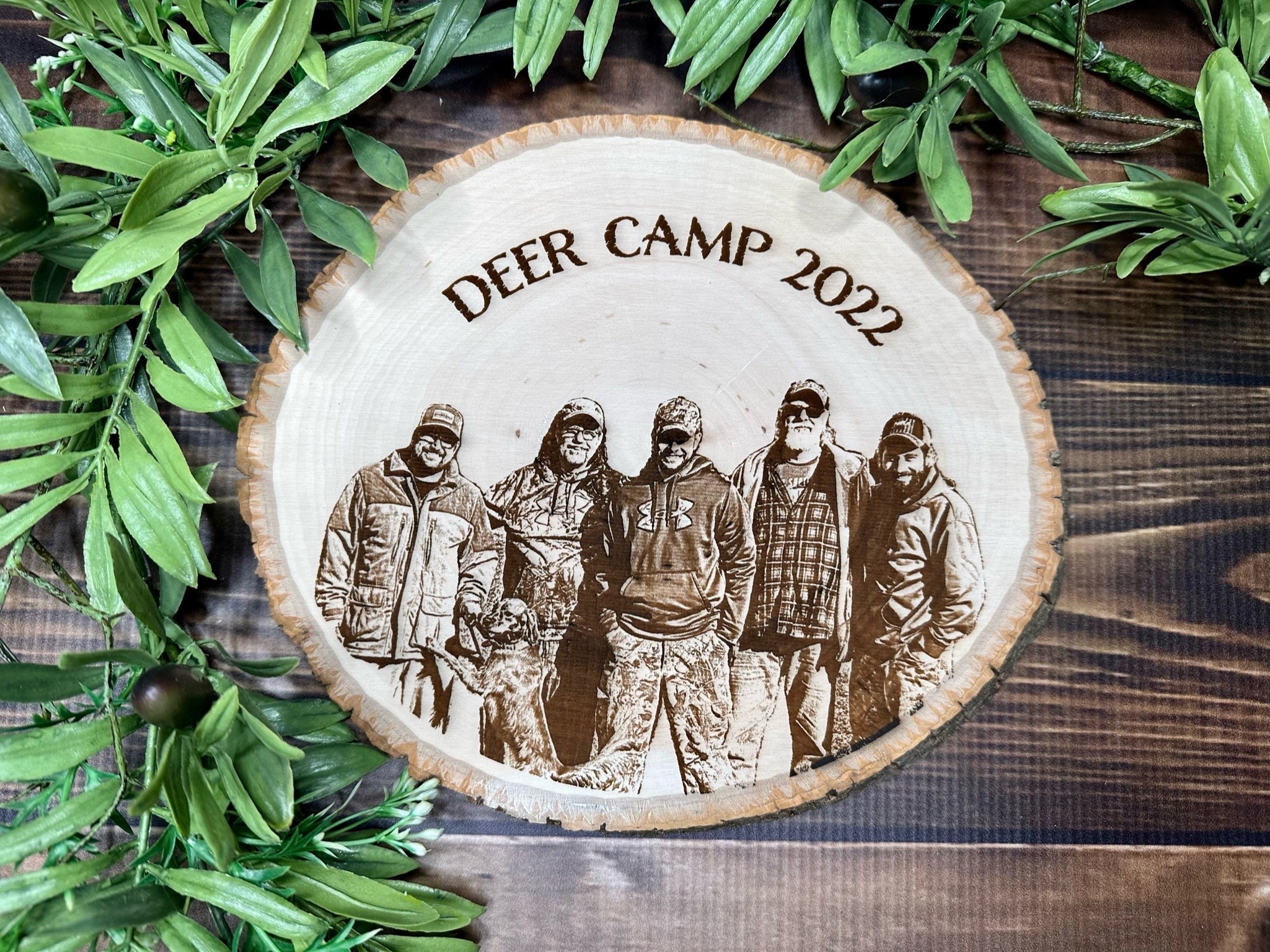 Live Edge Plaque Personalized Custom Wood Sign - Etsy