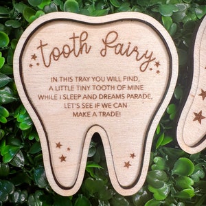 Tooth Fairy Tray, Tooth Fairy Stop Here, Tooth Fairy Money Holder ...