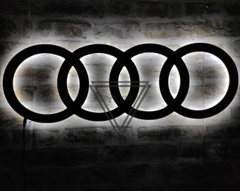 Audi Logo Led Sign - Etsy