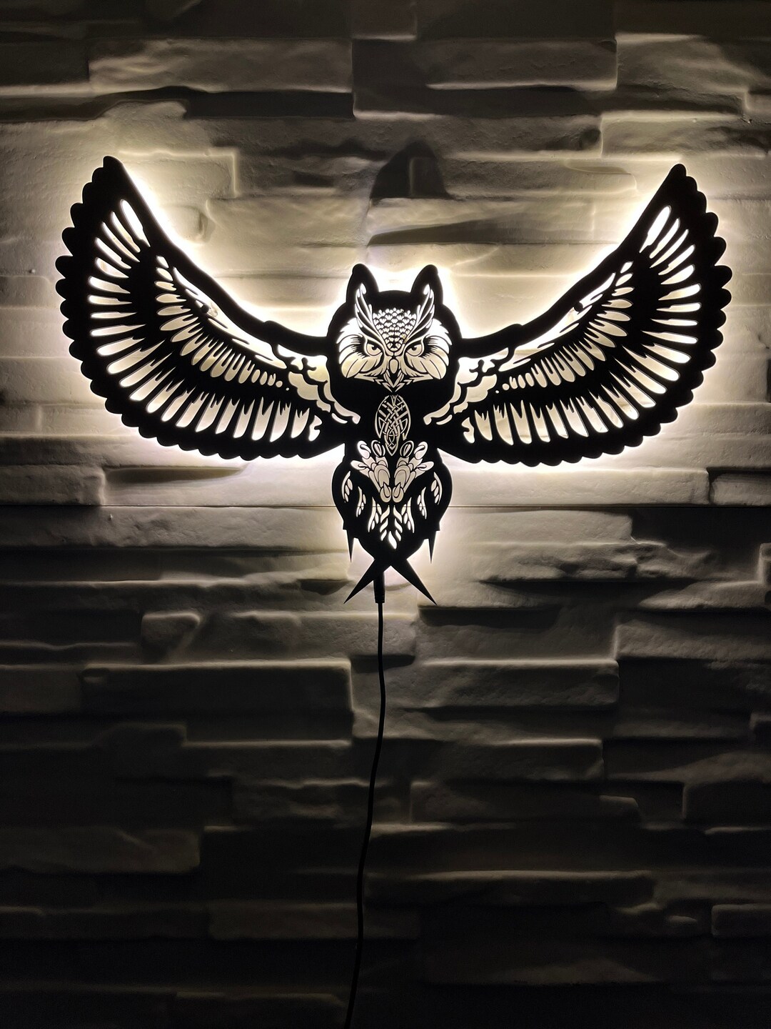 Owl Led Sign Animal Neon Sign Animal Lover Handmade Gift - Etsy