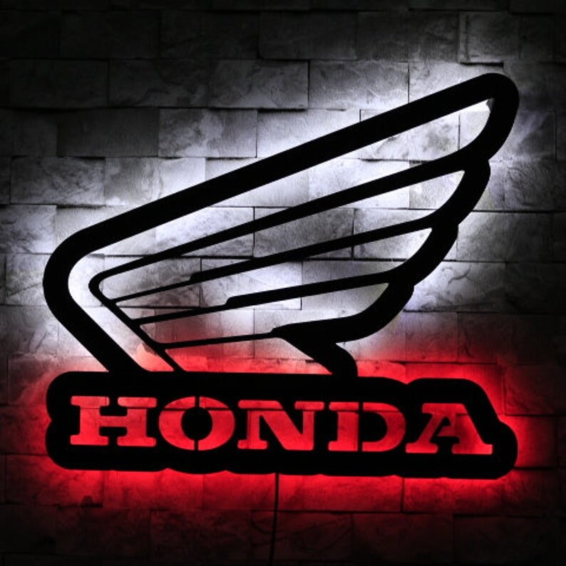 Black Honda Racing Logo
