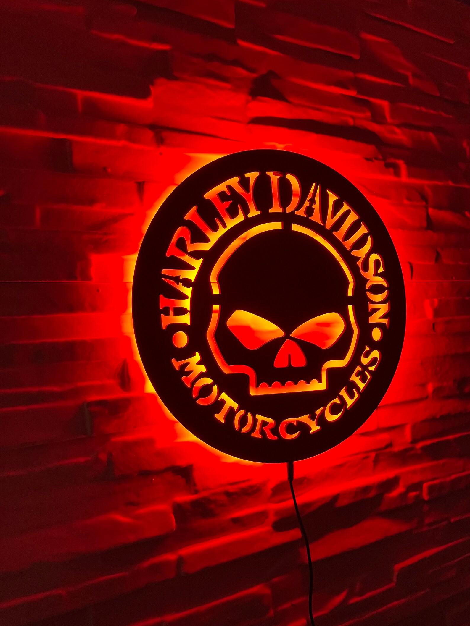 Harley Davidson Led Sign Motorcycle Neon Gift for Fans Man - Etsy