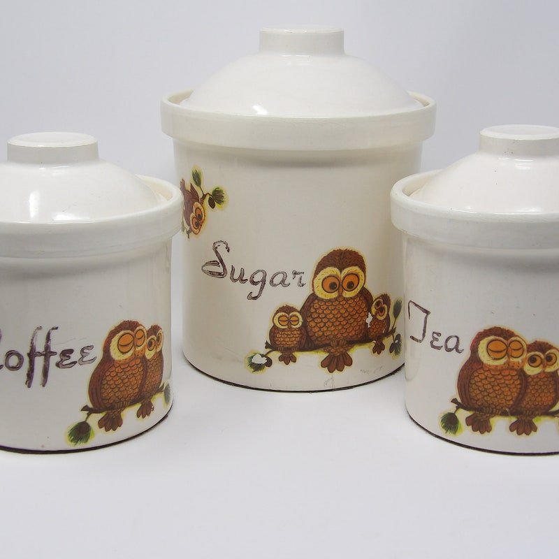 Retro Canister Set - Etsy