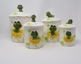 Frog Canister - Etsy