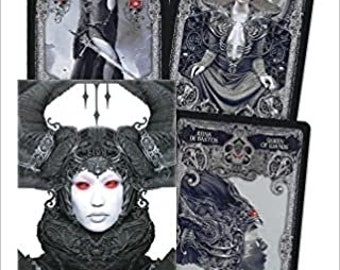 XIII Tarot Oracle Deck Cards Set Card Booklet Gothic Artist Nekro ...