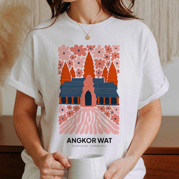 Angkor Wat Cambodia T Shirt - Etsy