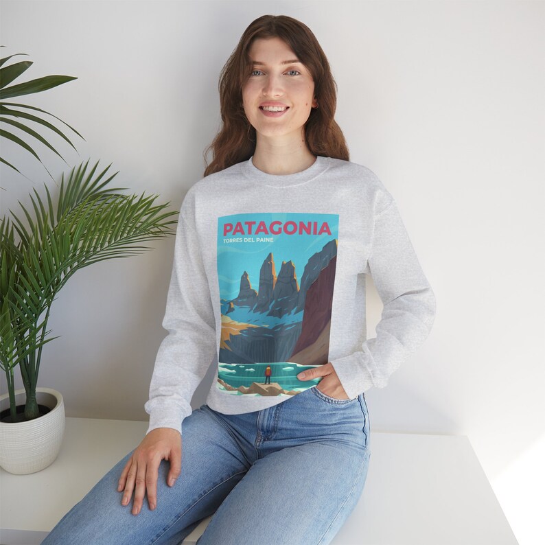 Patagonia Sweatshirt Torres Del Paine Sweater Patagonia Crewneck ...