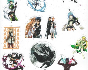 Sword Art Online Car Sticker - Etsy