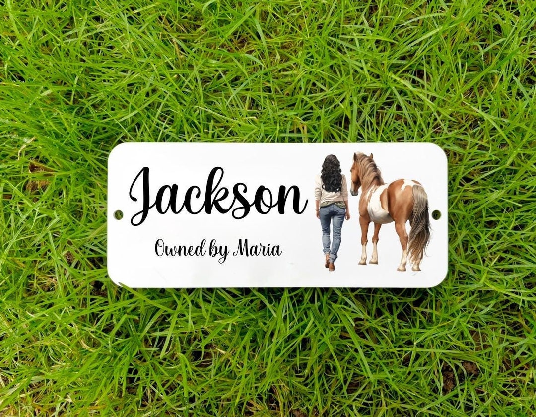 Stable Name Plaque Stable Name Plate Stable Door Plaque Stable Door ...