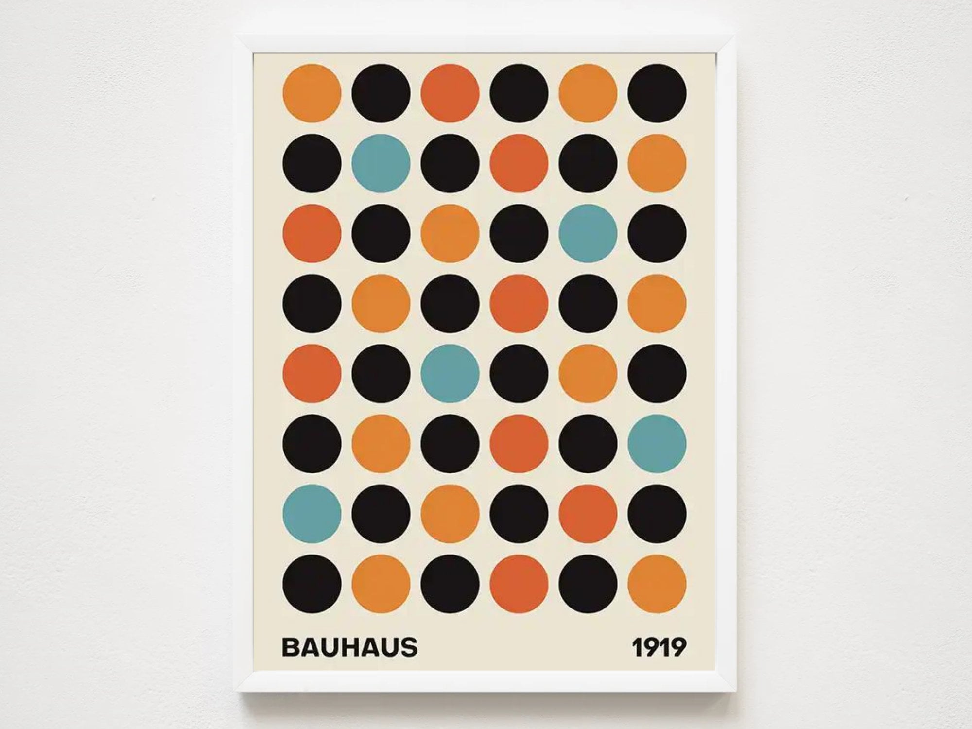 Bauhaus Exhibition Poster | Bauhaus Dot Wall Art - Etsy