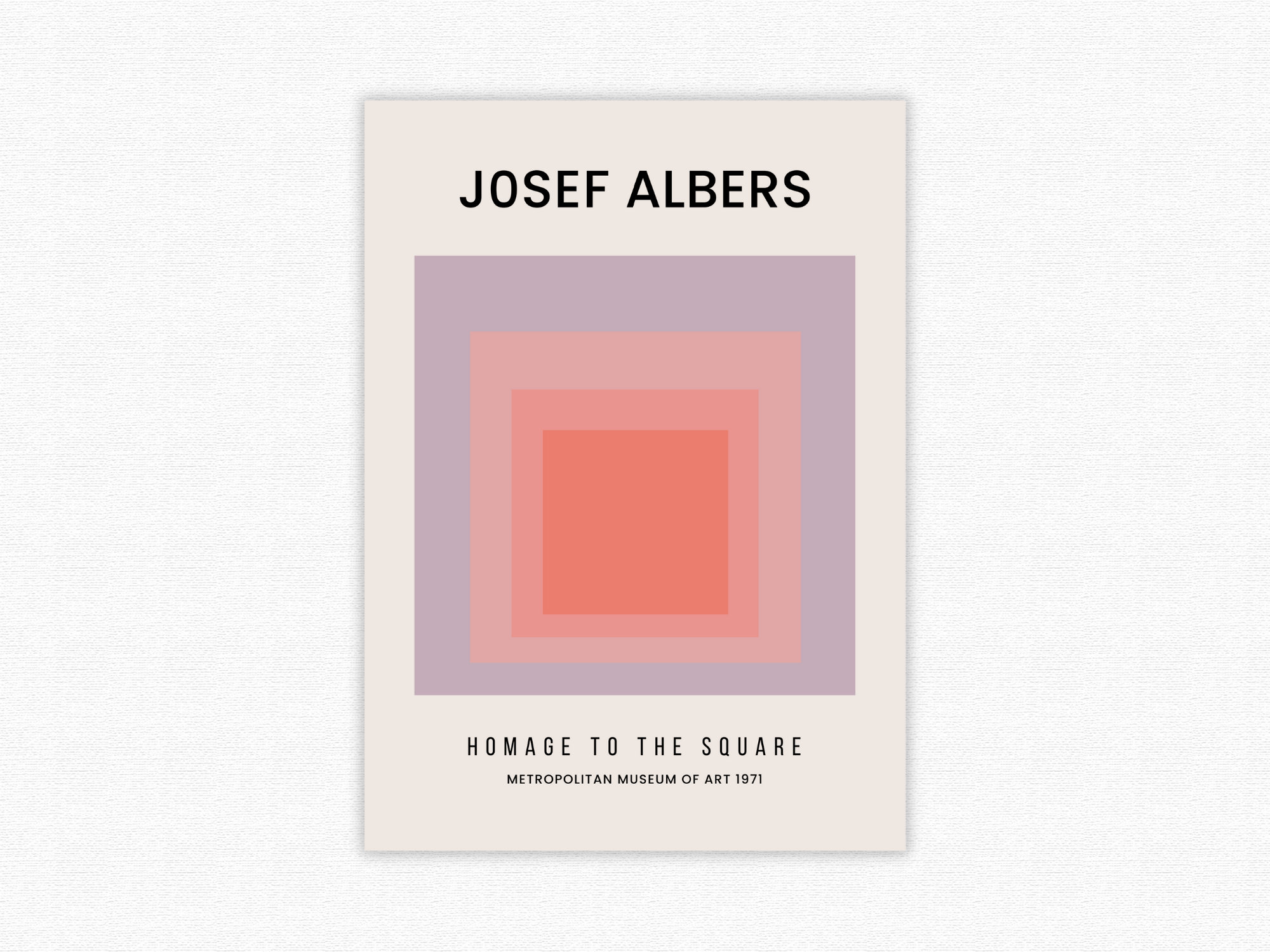 Josef Albers Poster | Bauhaus Exhibition Poster | Bauhaus Wall Art - Etsy