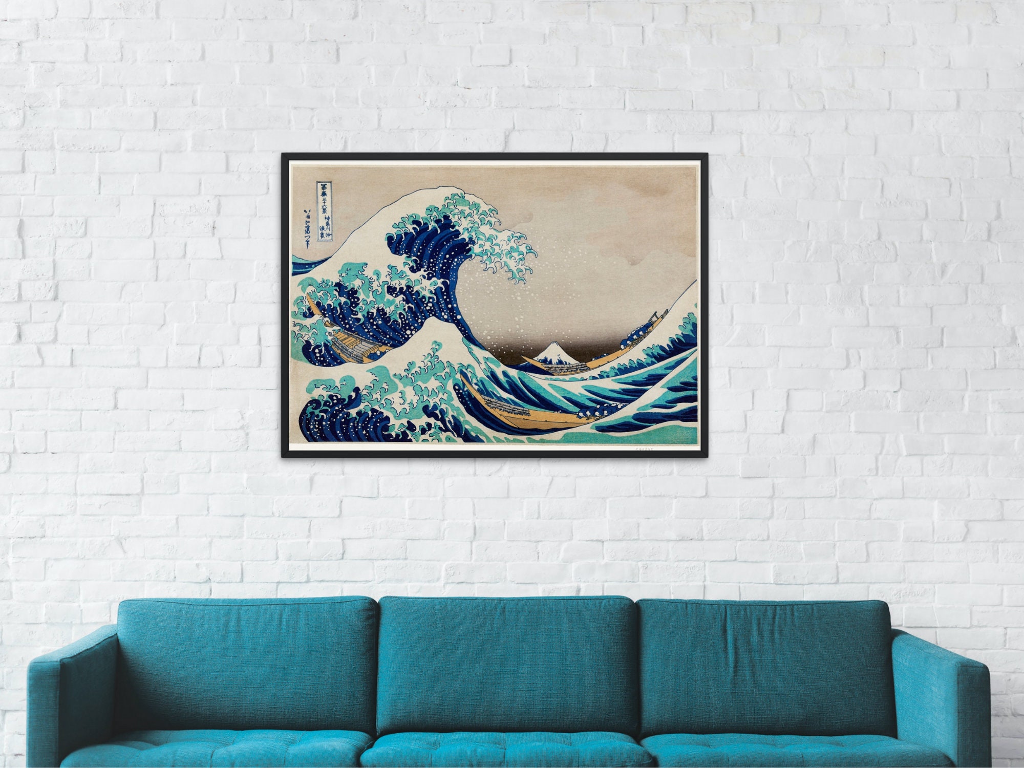 The Great Wave Katsushika Hokusai Katsushika Wave - Etsy