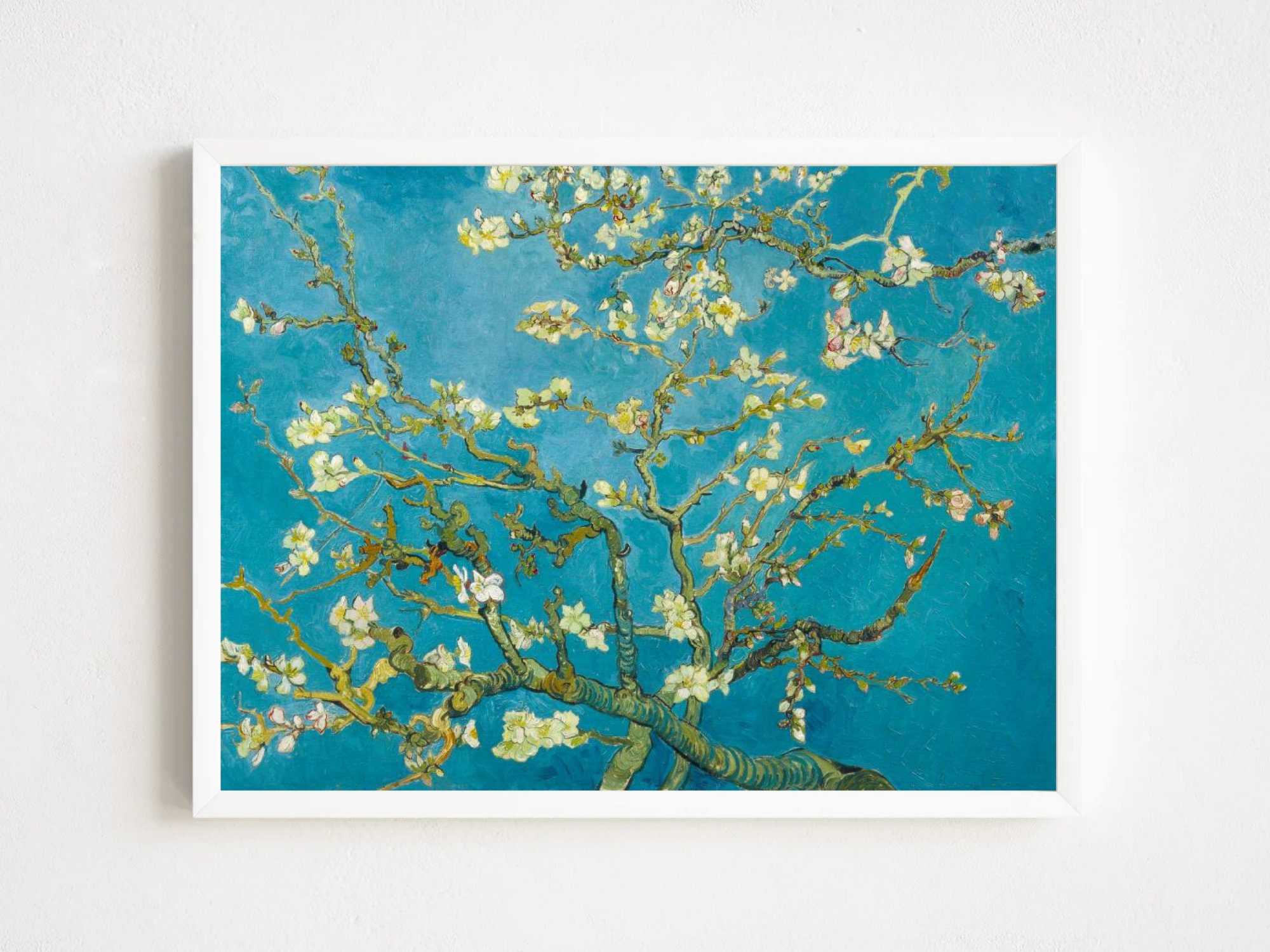 Van Gogh Almond Blossoms 1890 Van Gogh Wall Art Poster Van Gogh Print ...