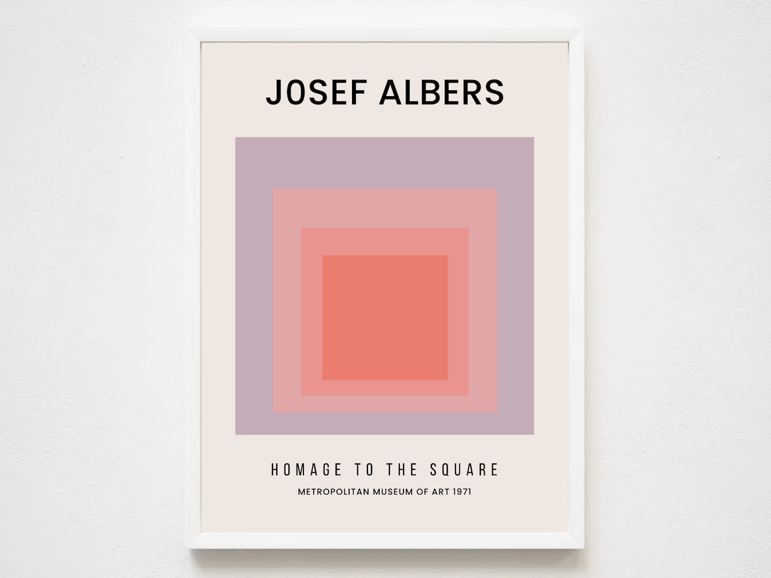 Josef Albers Poster | Bauhaus Exhibition Poster | Bauhaus Wall Art - Etsy