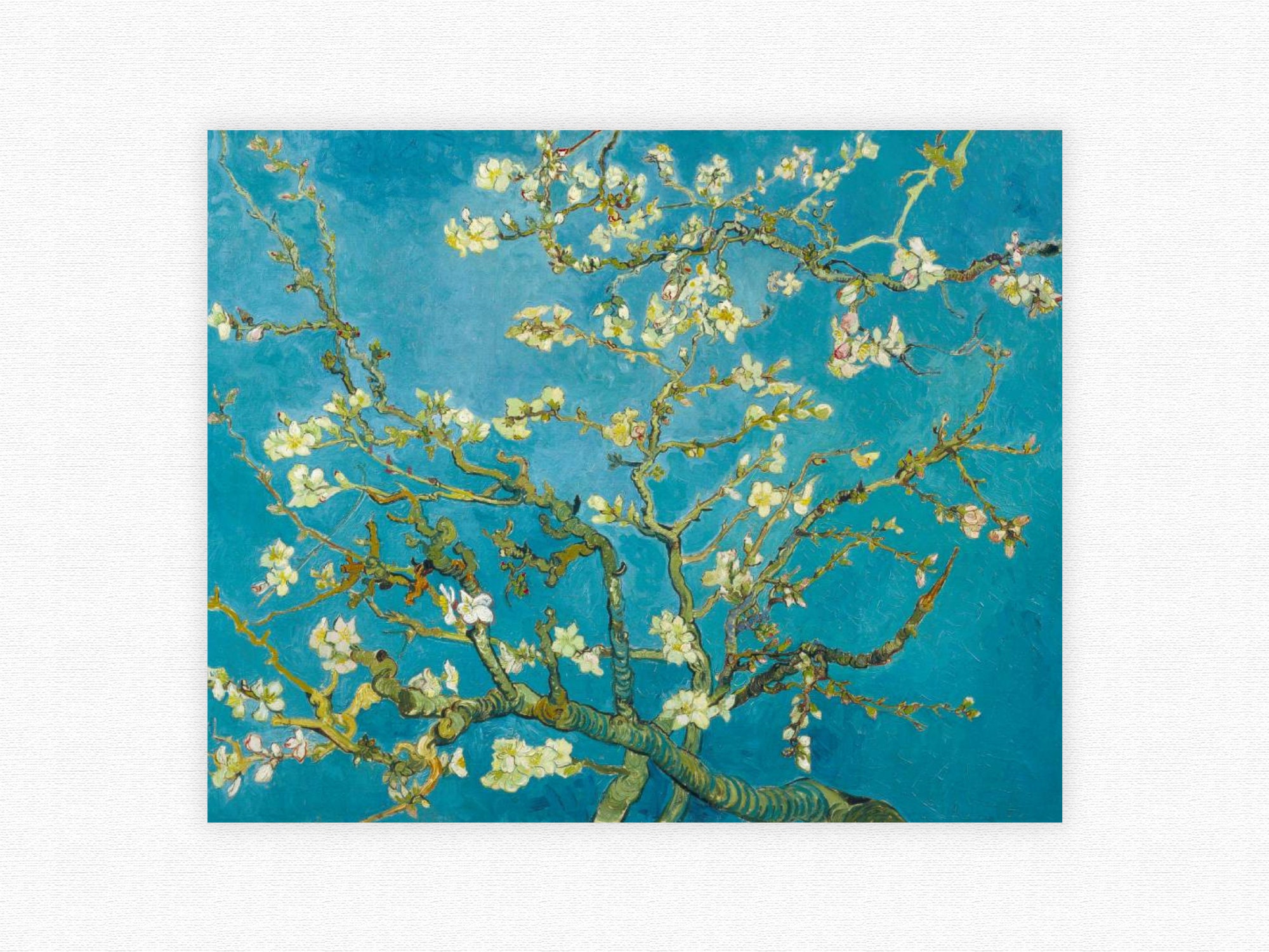 Van Gogh Almond Blossoms 1890 Van Gogh Wall Art Poster Van Gogh Print ...