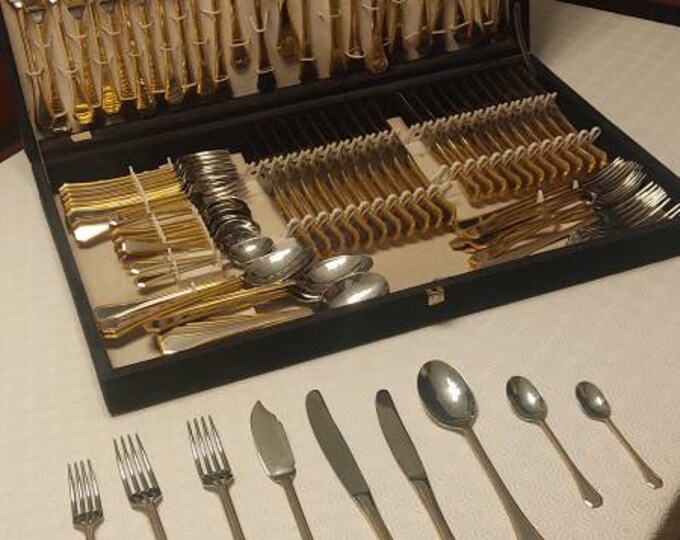 Gottinghen 24k Gold Plated Cutlery Set Italian Made 18/10 - Etsy