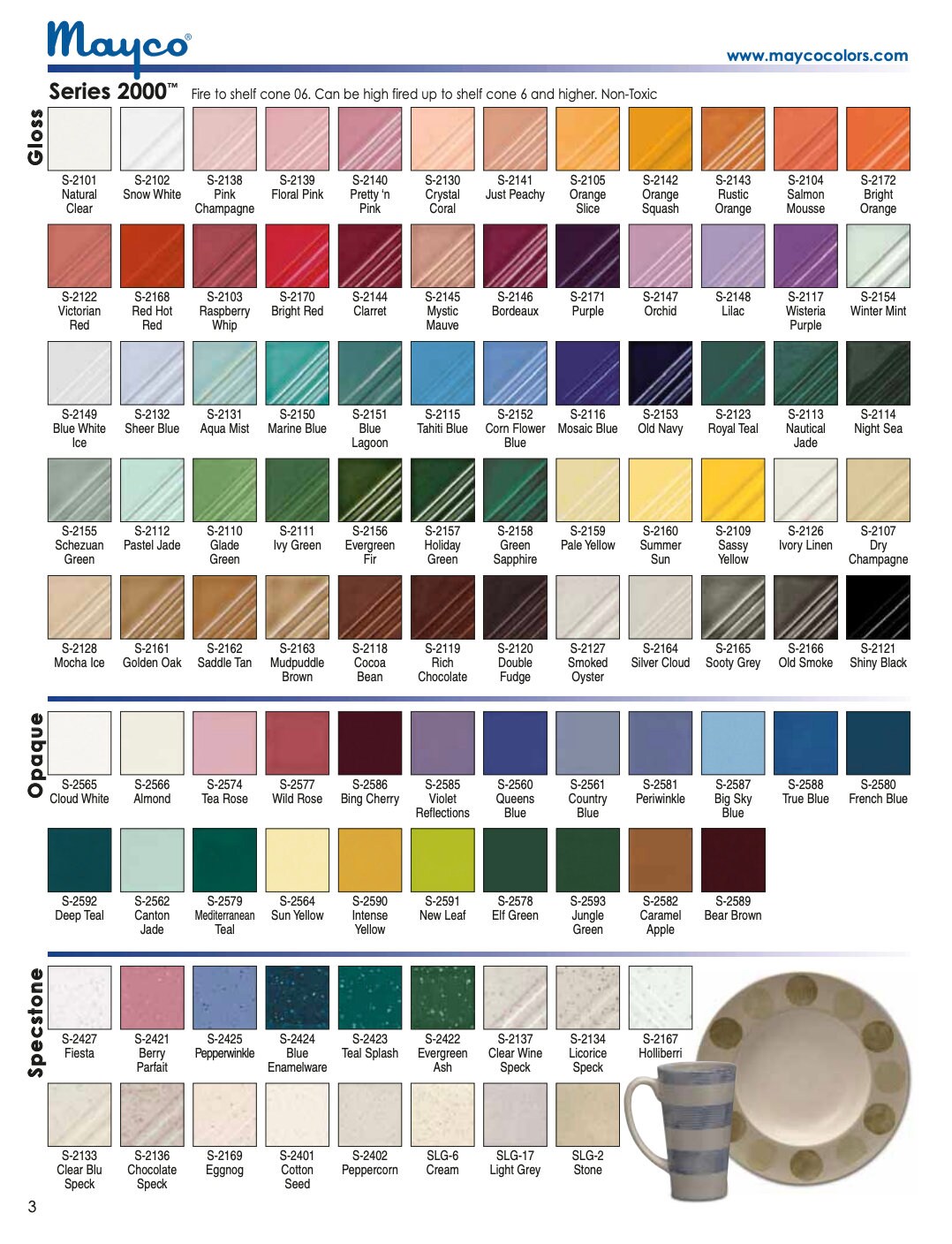 Mayco Series 2000 Discontinued Glazes part 1 Ceramic / - Etsy Israel