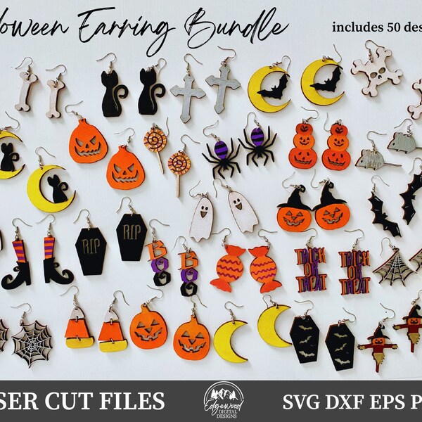 Halloween Earrings - Etsy