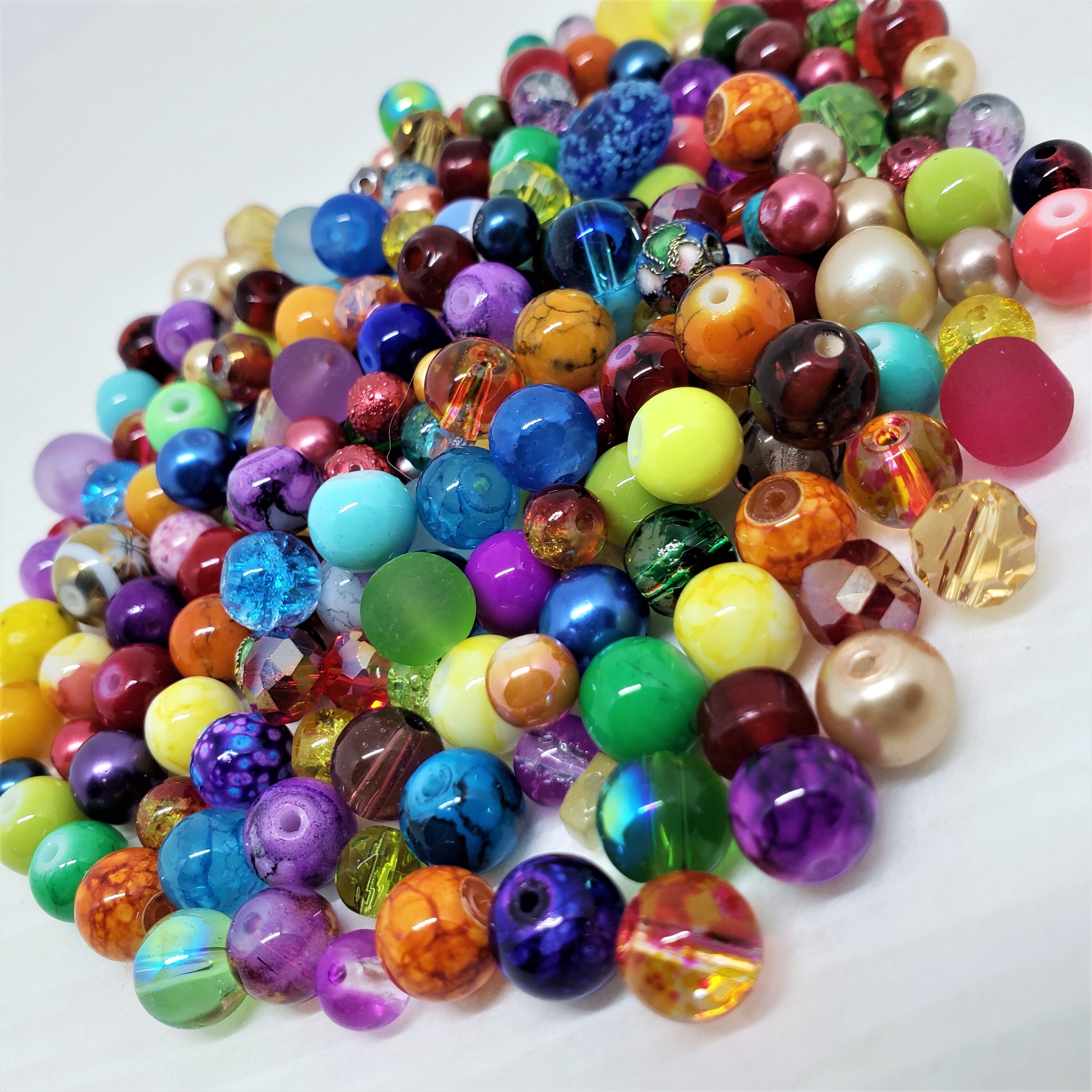 Rainbow Bead Soup Mix 4oz Glass Bead Mix Mixed Loose Lot of - Etsy