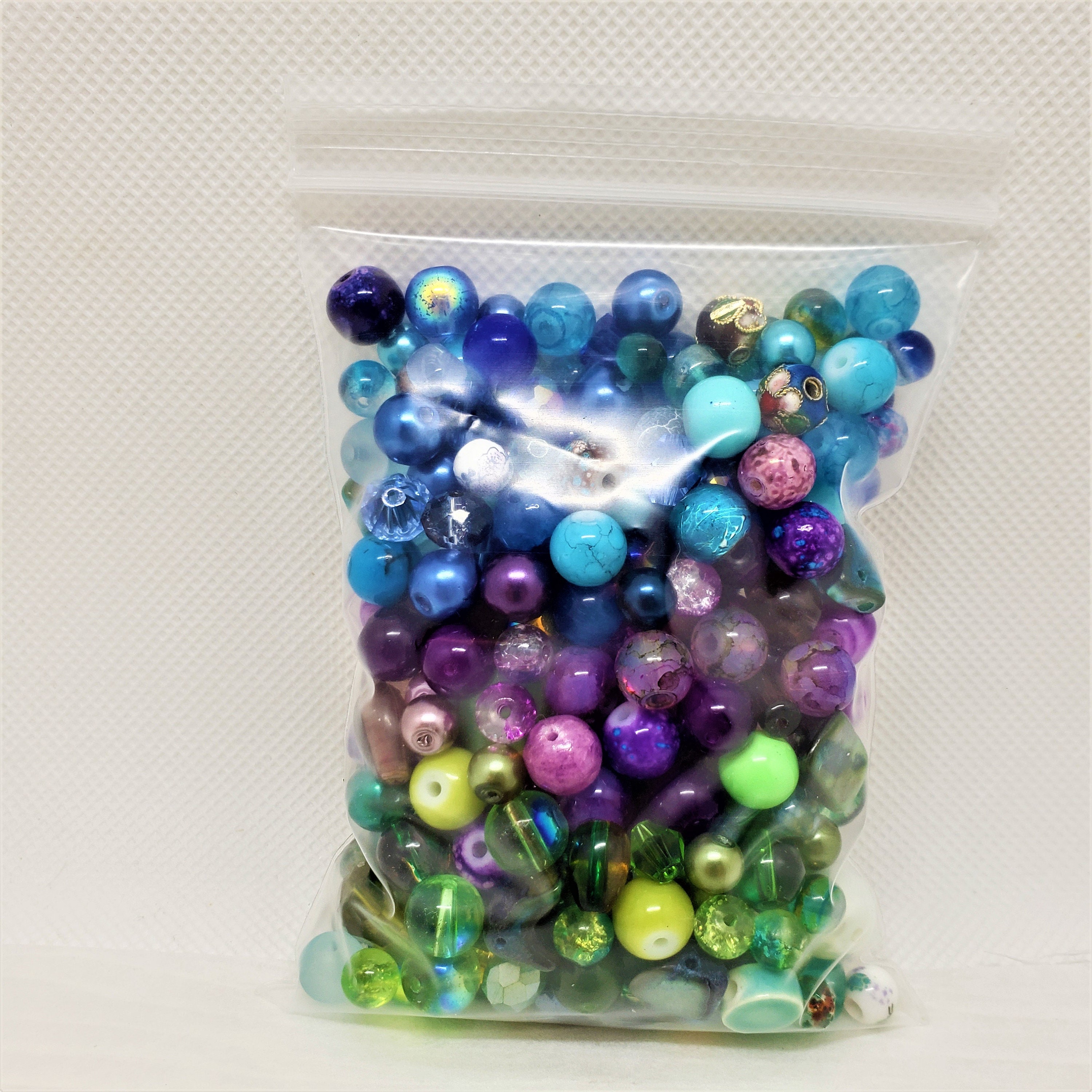 Peacock Bead Soup Mix 4oz Glass Bead Mix Mixed Loose Lot of - Etsy