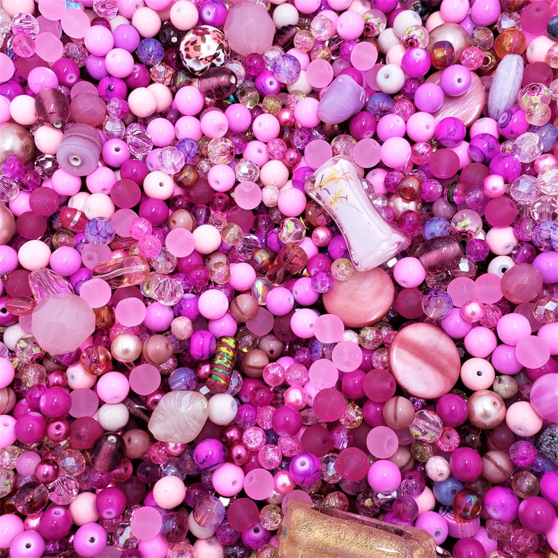 Pink Beads - Etsy