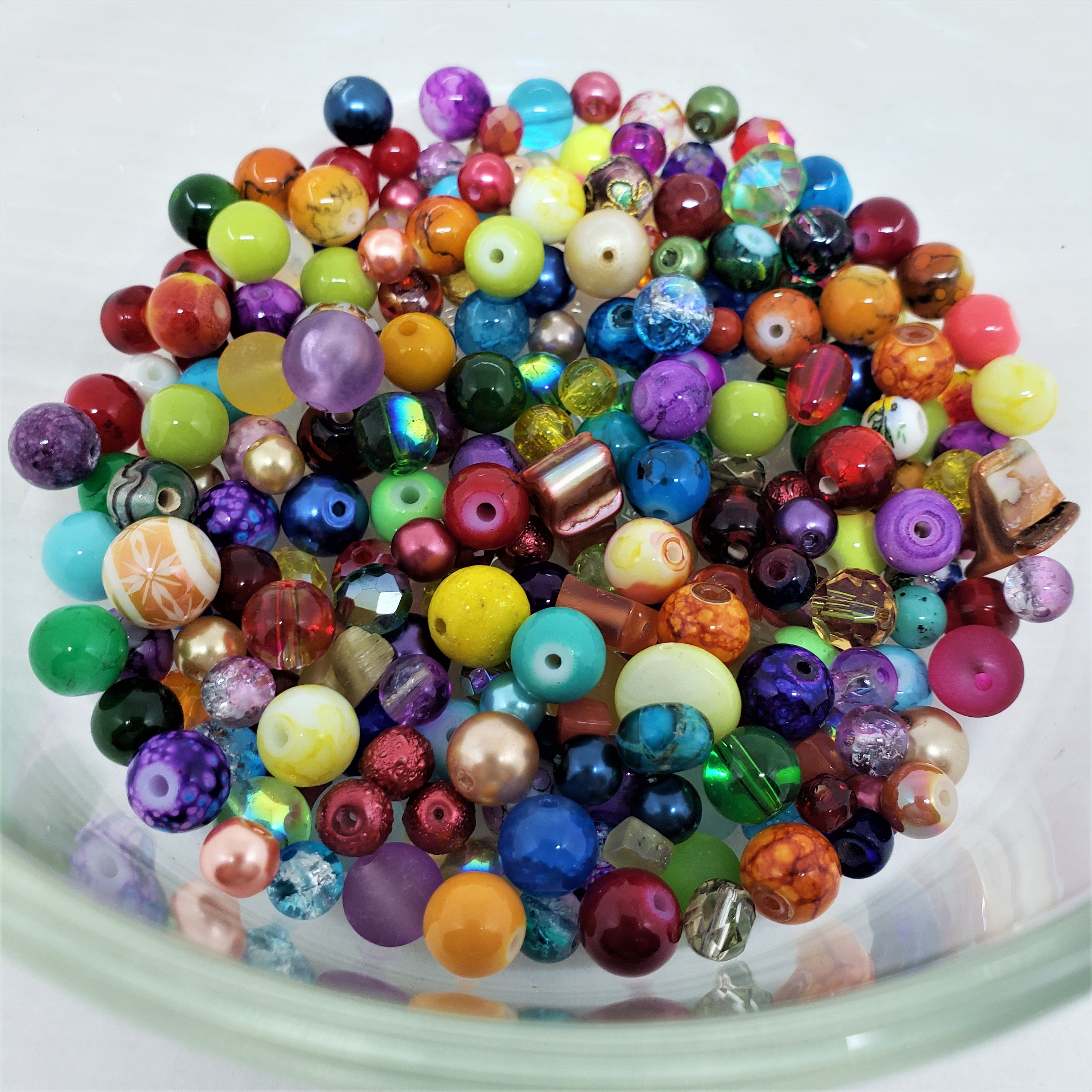 Rainbow Bead Soup Mix 4oz Glass Bead Mix Mixed Loose Lot of - Etsy