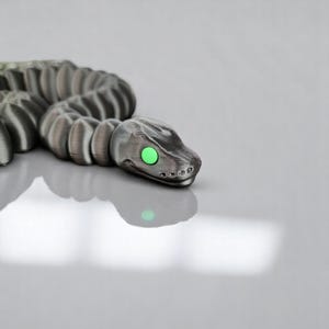 Articulating Ball Python - 3D Printed Snake - Realistic Reptile Decor ...