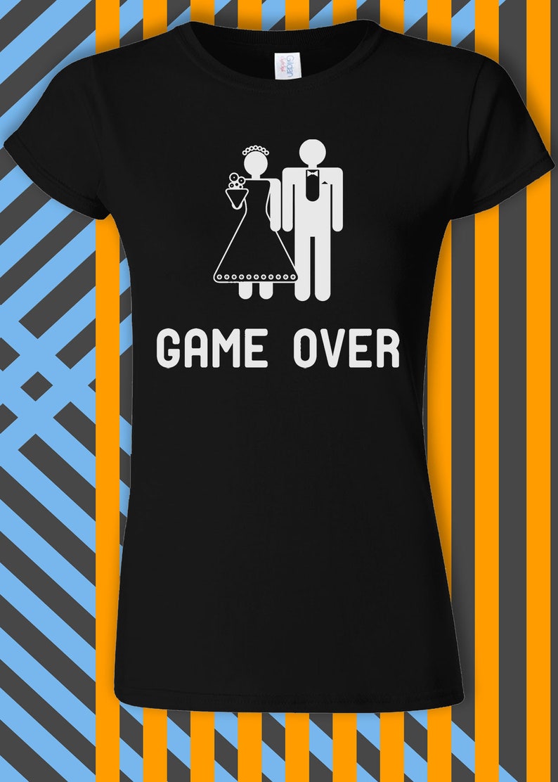 Game Over Wedding Camiseta Cool Sudadera con capucha Béisbol Niños ...