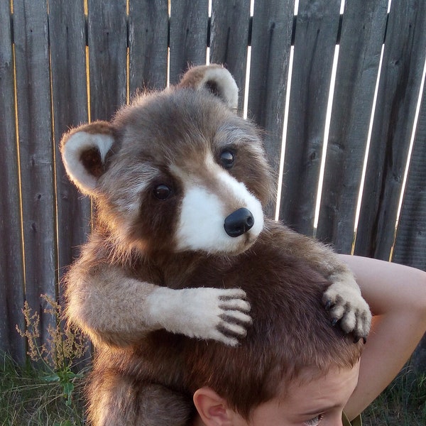 Raccoon Plush - Etsy