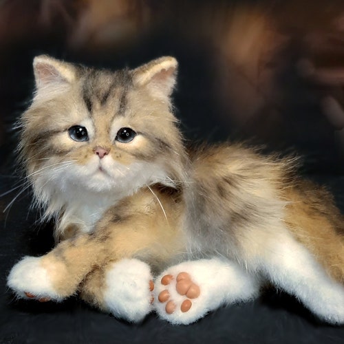 Pattern Kitten Realistic Toy - Etsy
