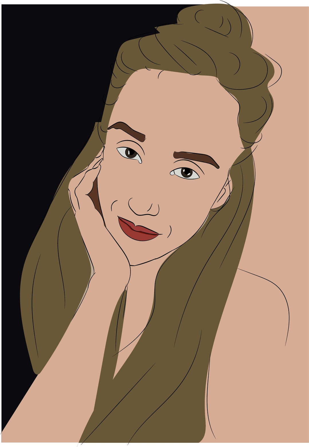 Custom Portrait, Cartoon Portrait, Custom Illustration, Portrait From ...
