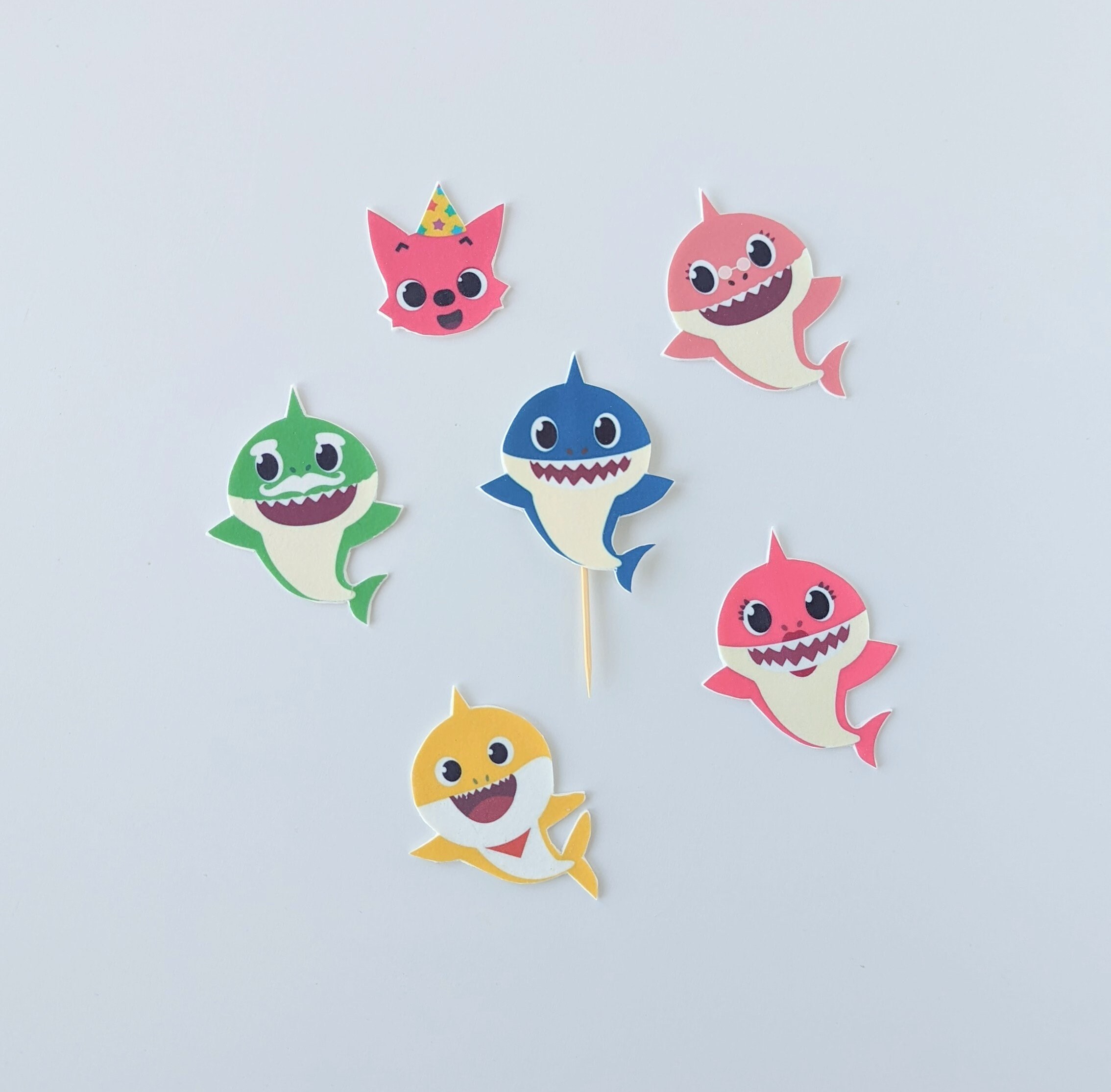 Baby Shark Cake Decorations - Etsy