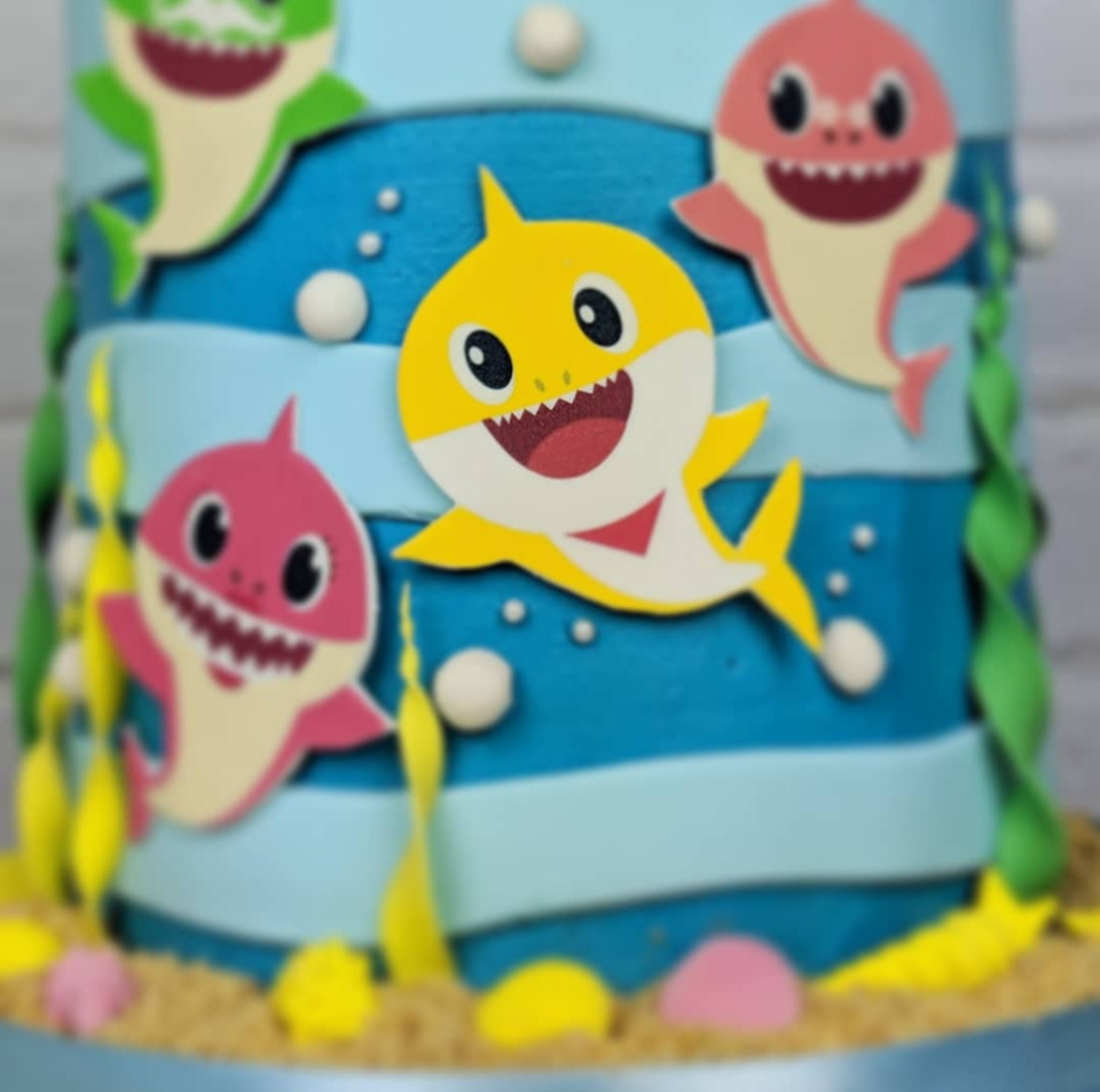 Baby Shark Cake Decorations - Etsy