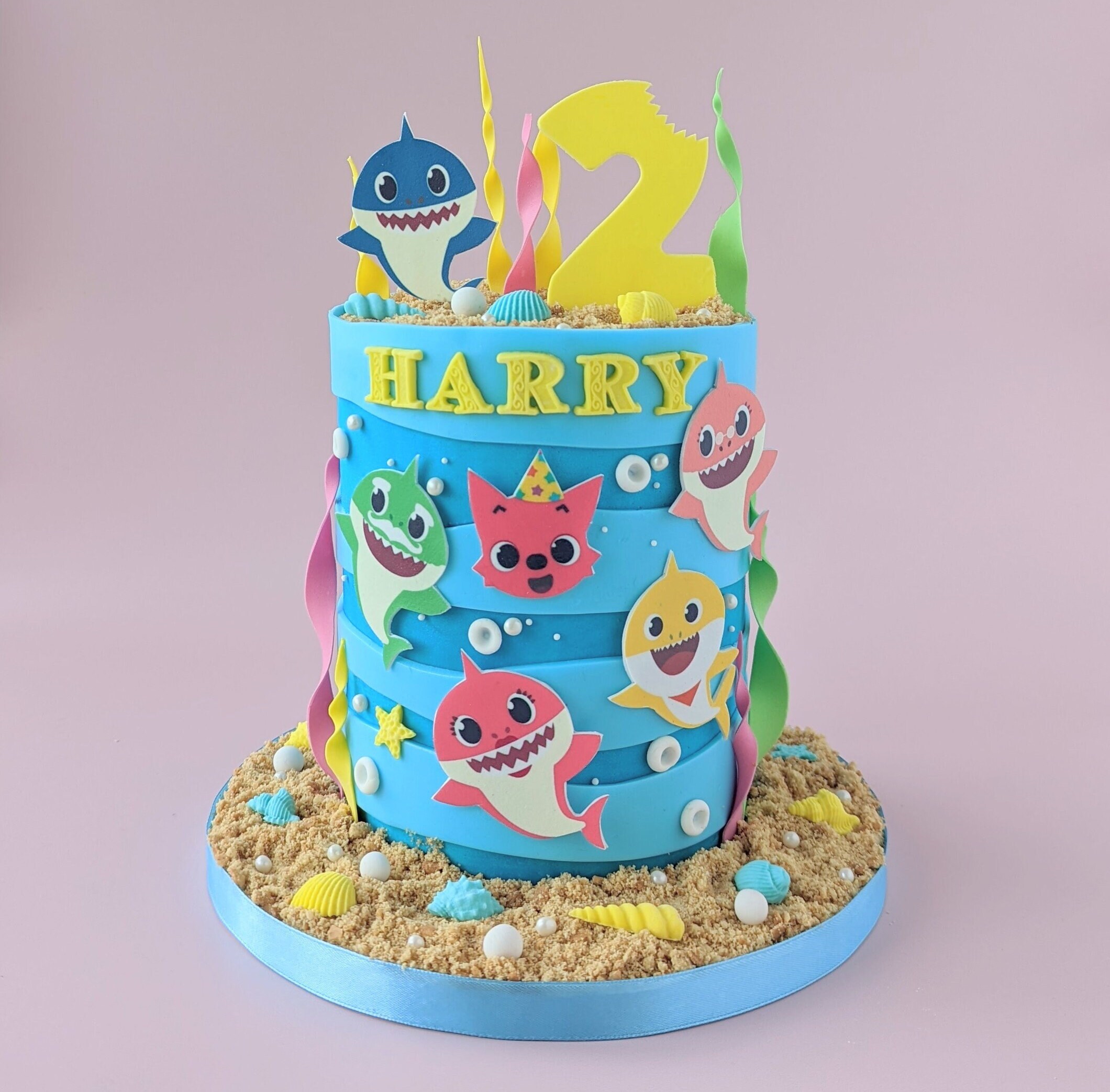 Baby Shark Cake Decorations - Etsy