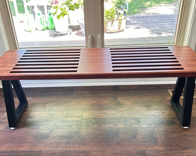 Japandi Entryway Bench, Japandi Bench, Minimalist Entryway Bench ...