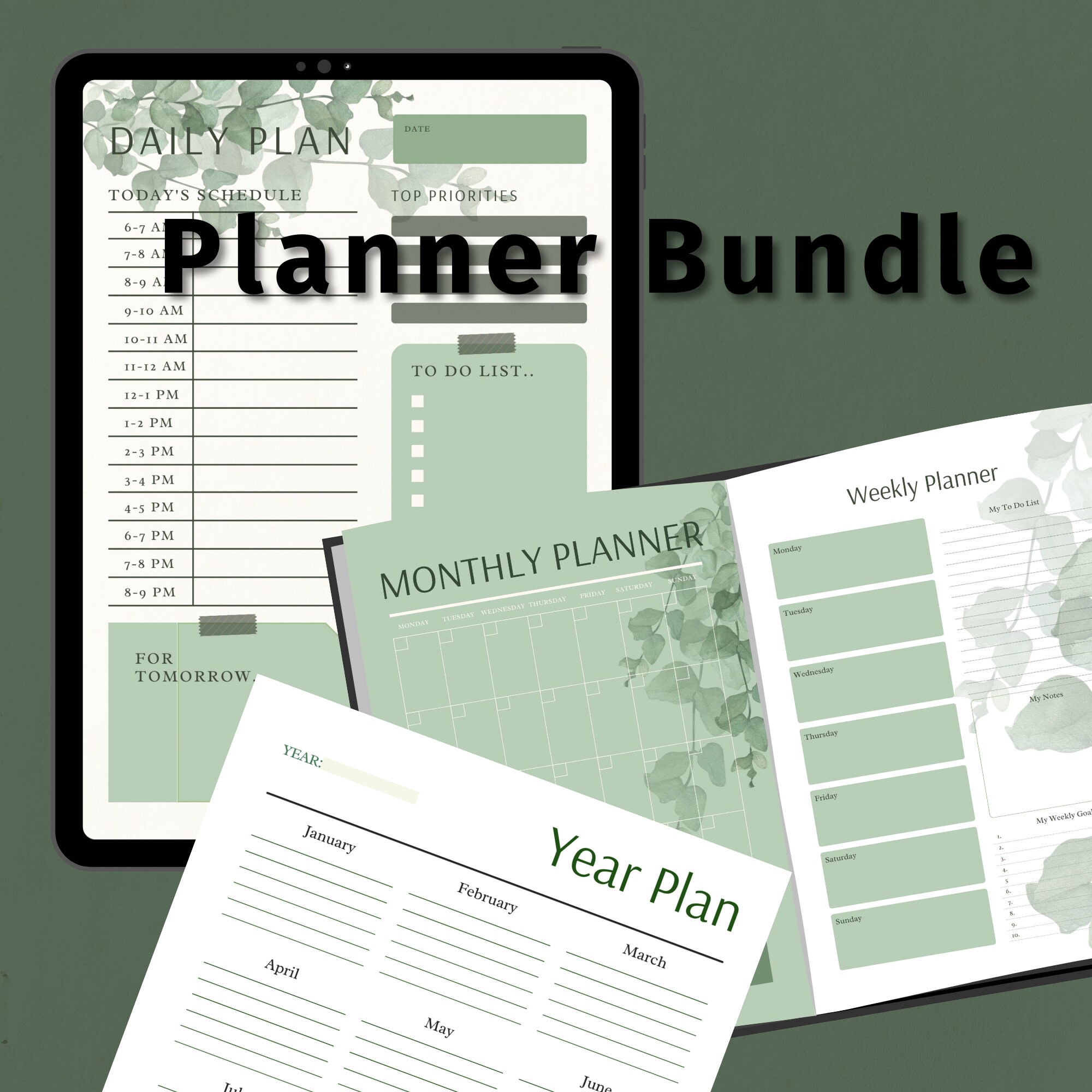 Life Planner Bundle - Etsy