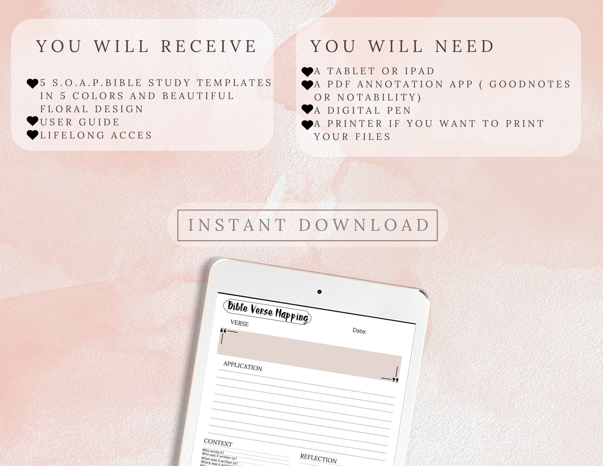 2024 Bible Verse Mapping/ Prayer Journal/ Bible Study Printable ...