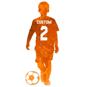 Personalized Soccer Poster, Custom Soccer Jersey, Soccer Player Print ...