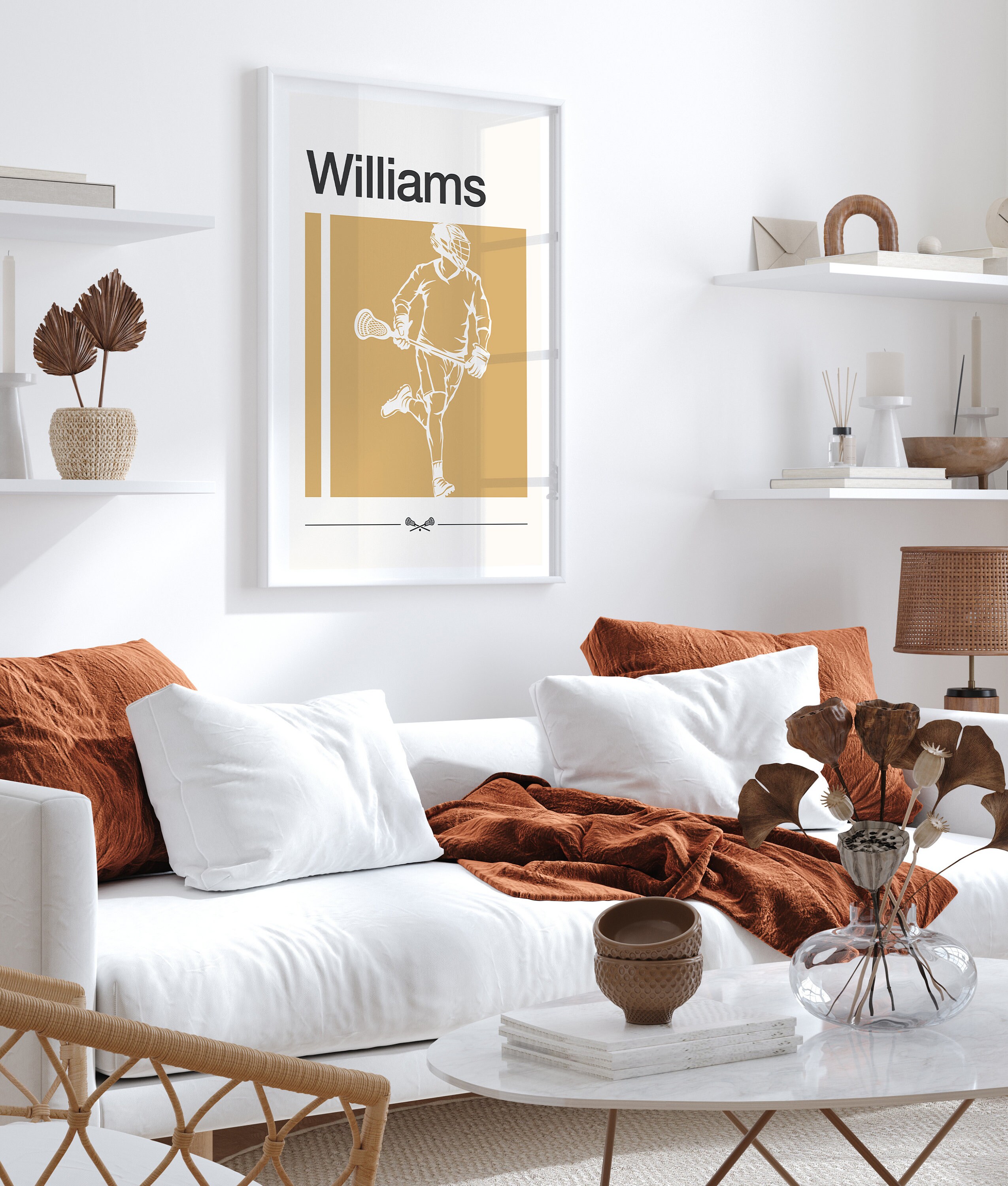 Personalized Lacrosse Print, Custom Lacrosse Poster, Lacrosse Player ...