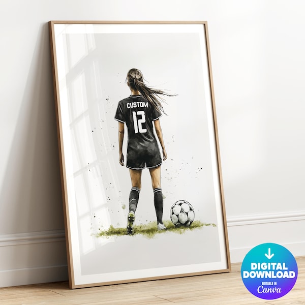 Soccer Poster - Etsy