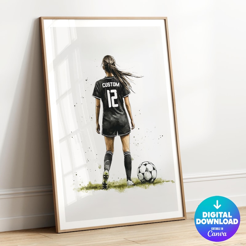 Soccer Poster - Etsy
