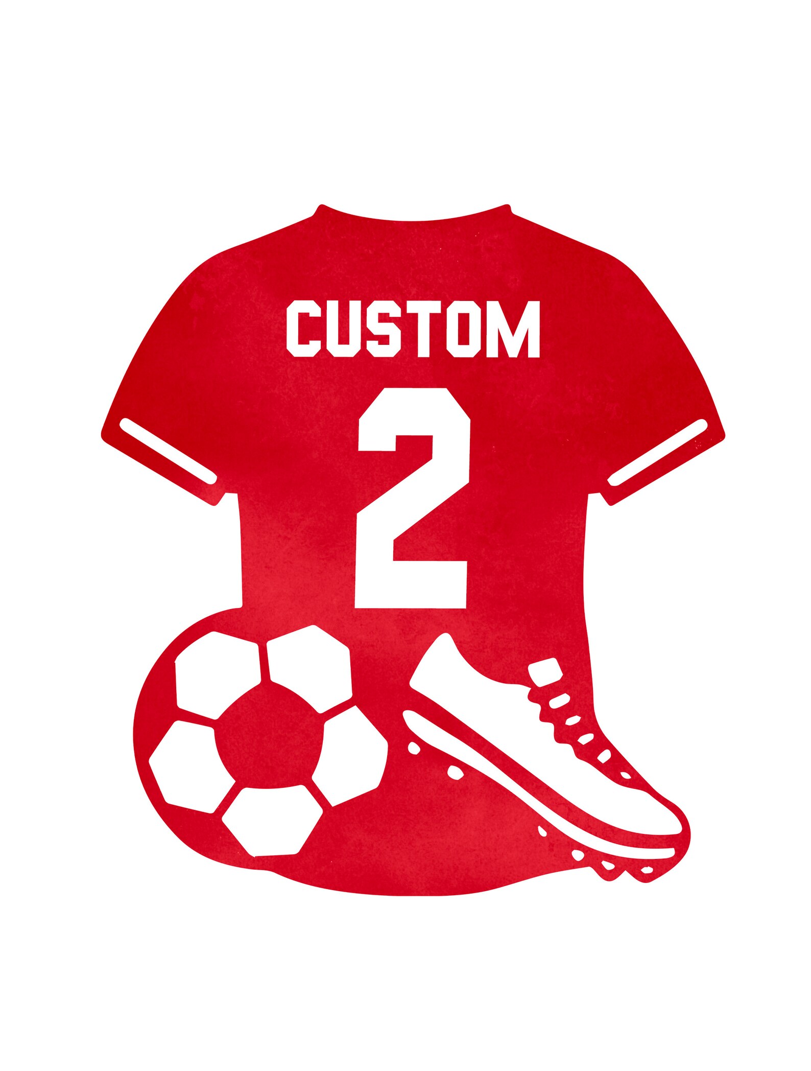Personalized Soccer Prints, Custom Soccer Jersey Art, Soccer Player ...