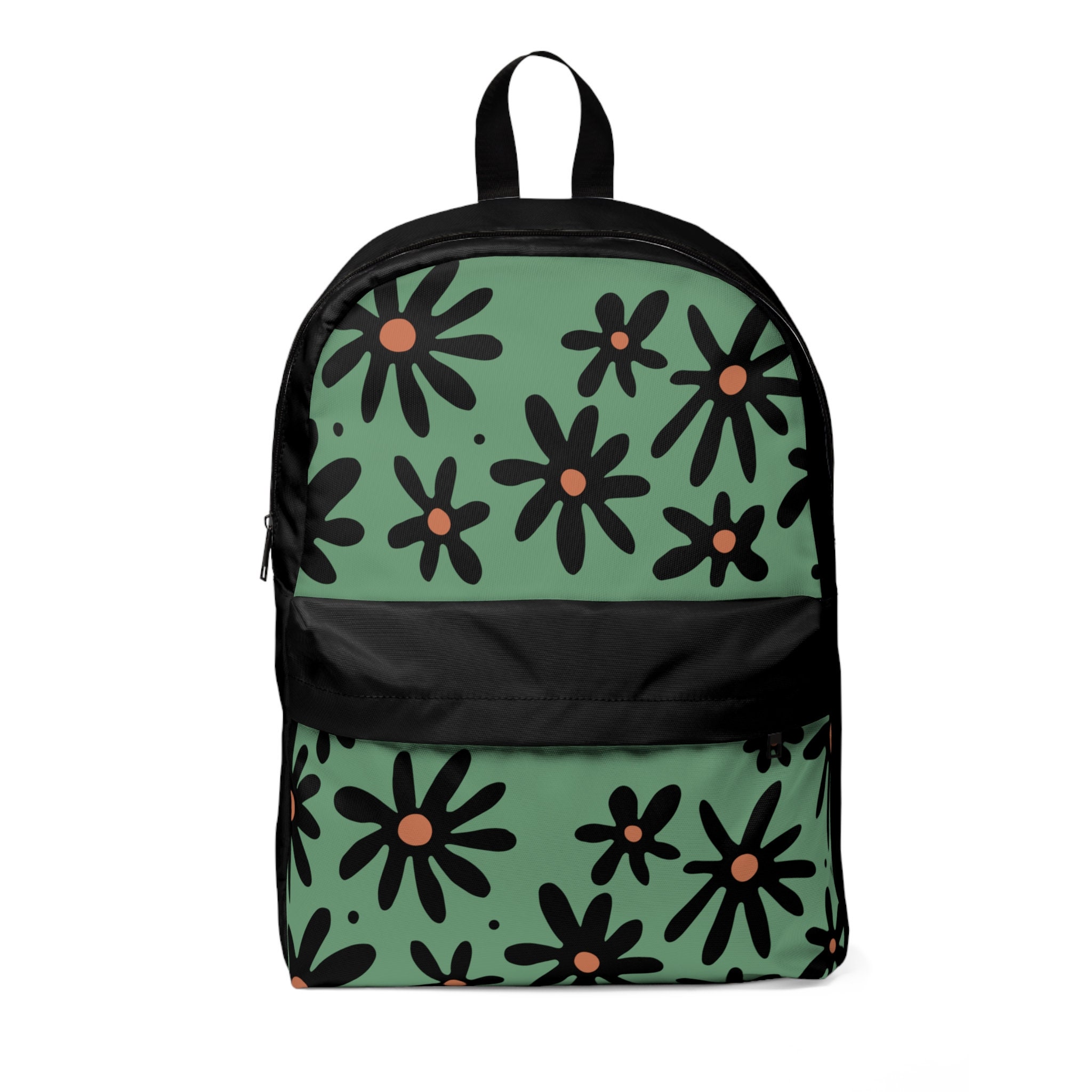 Backpack Flower Backpackbackpack Book Bag Knapsack - Etsy
