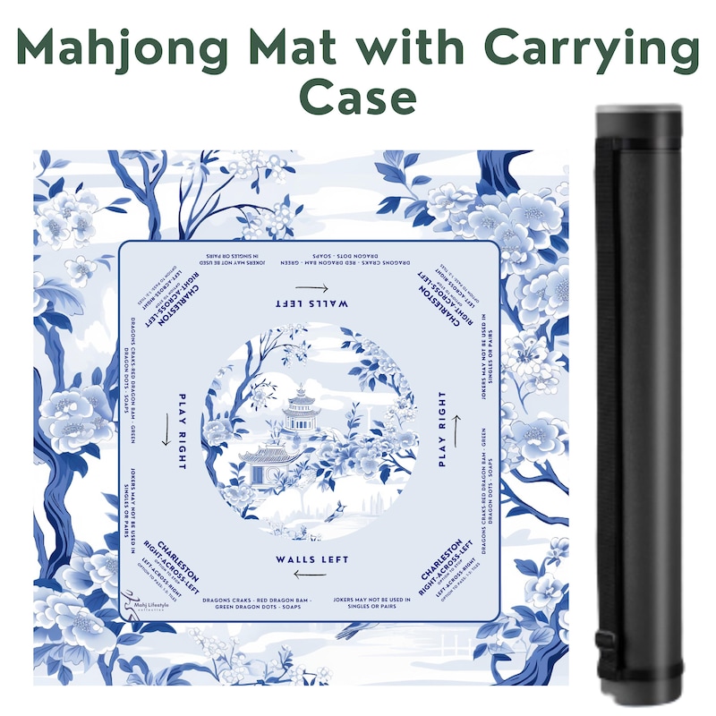 Chinoiserie Tablecloth Mahjong - Etsy