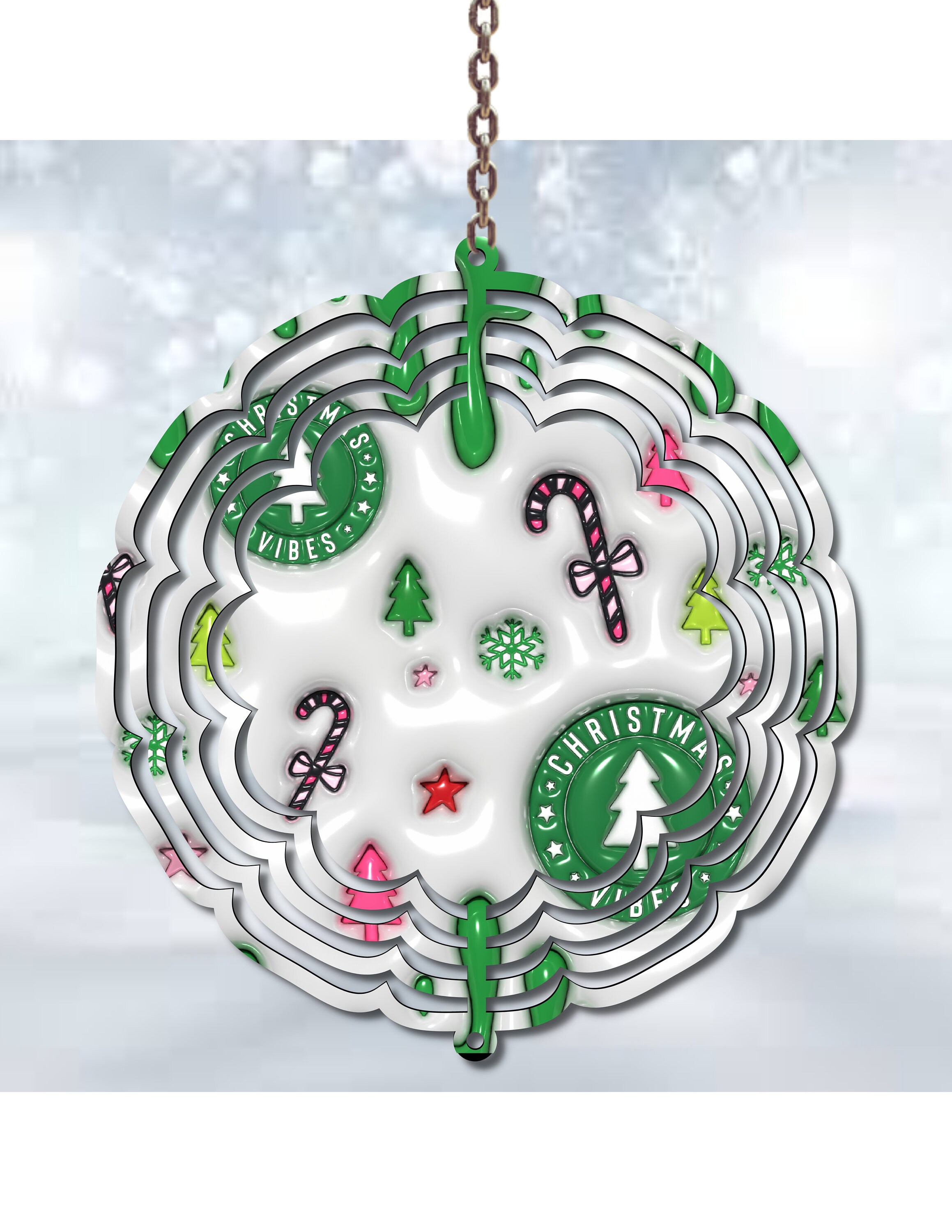 10 3d Inflated Wind Spinner Bundle Sublimation Wind Spinner - Etsy