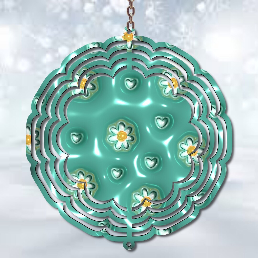 3d Inflated Sunflower Design,png File, Sublimation Digital Paper, Paper ...