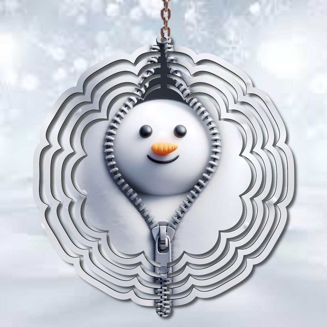 3d Unzip Wind Spinner for Sublimation Digital Printing, 3d Printed Wind ...