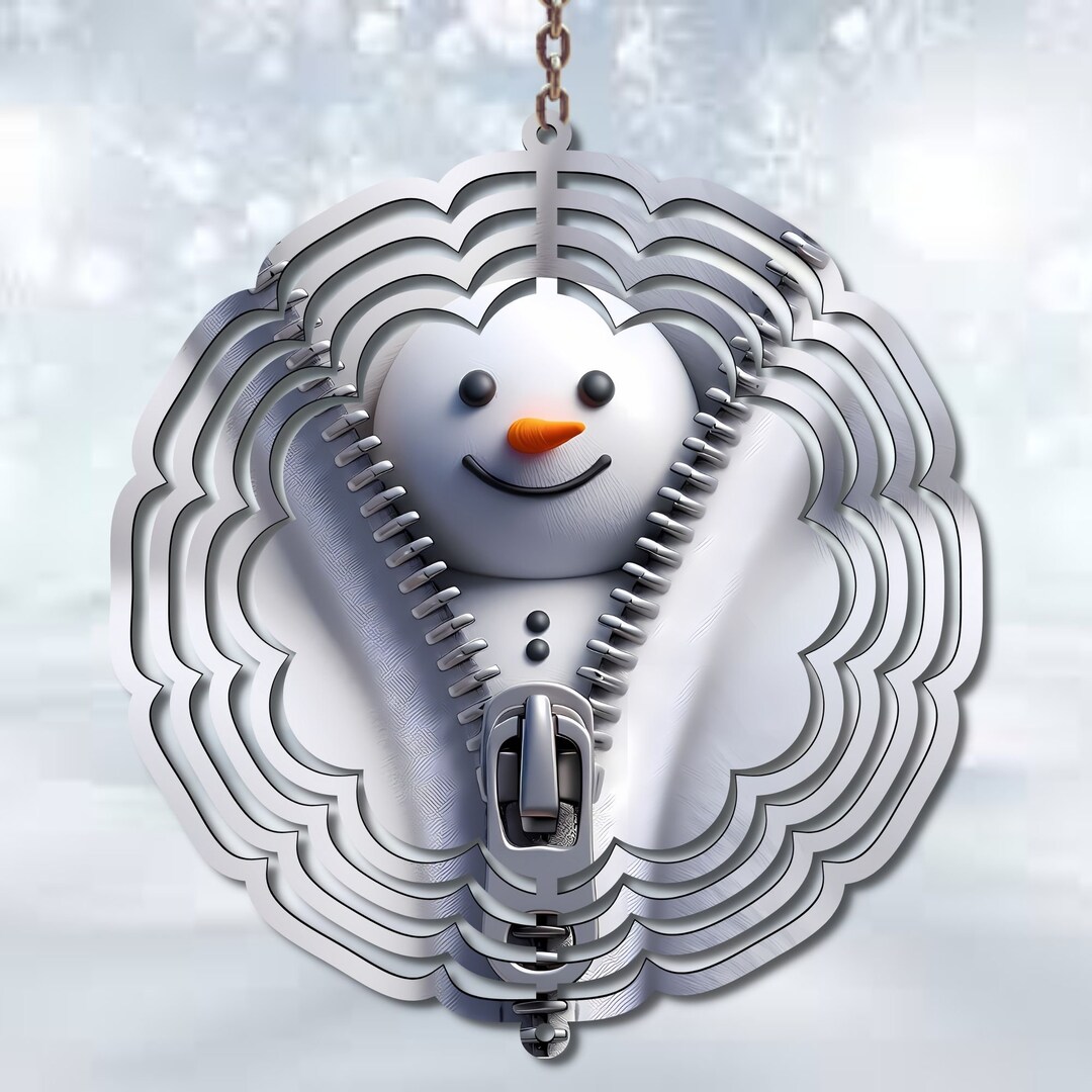 3d Unzip Wind Spinner for Sublimation Digital Printing, 3d Printed Wind ...