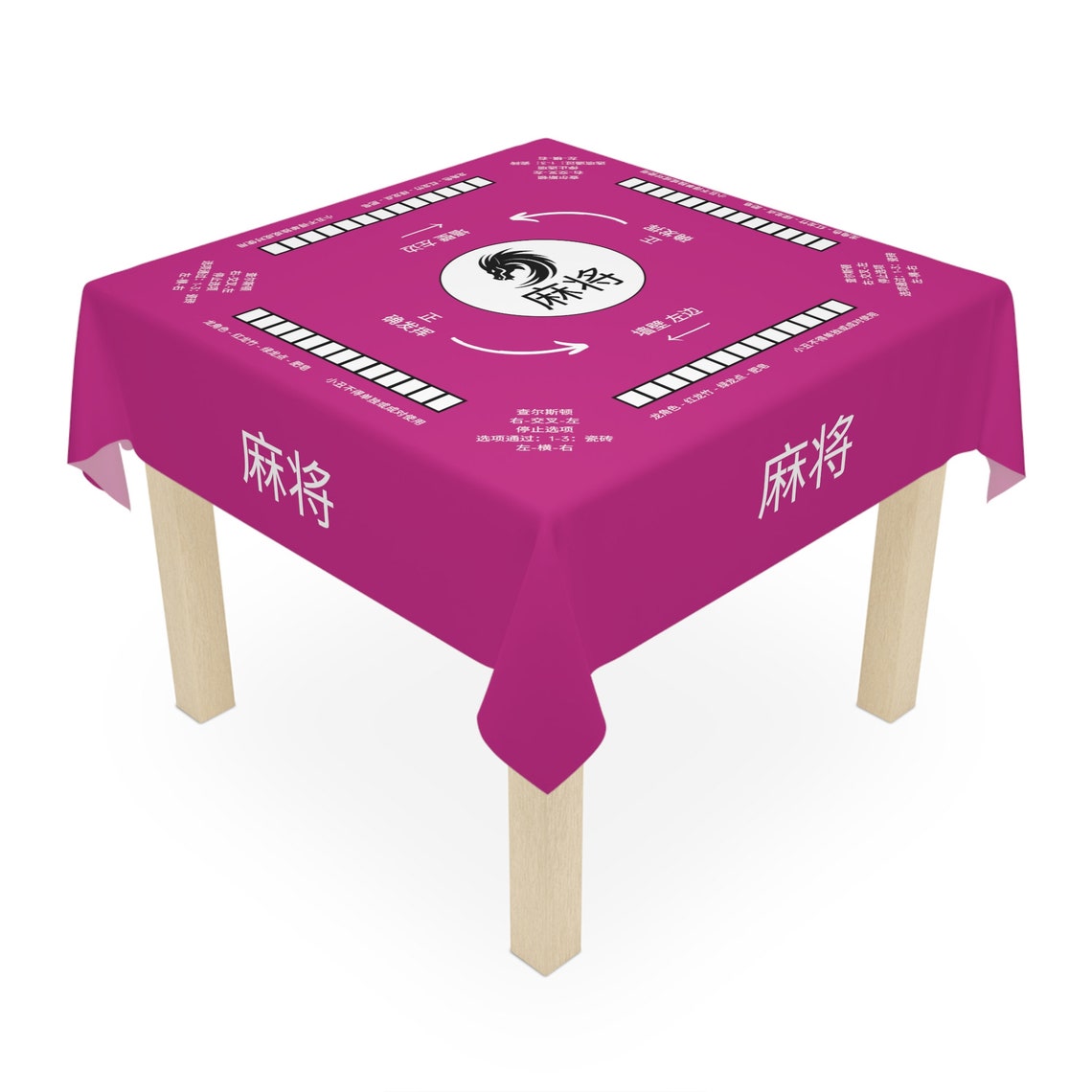 Traditional Chinese Mahjong Set With Instructions 55 X 55 Size Perfect ...